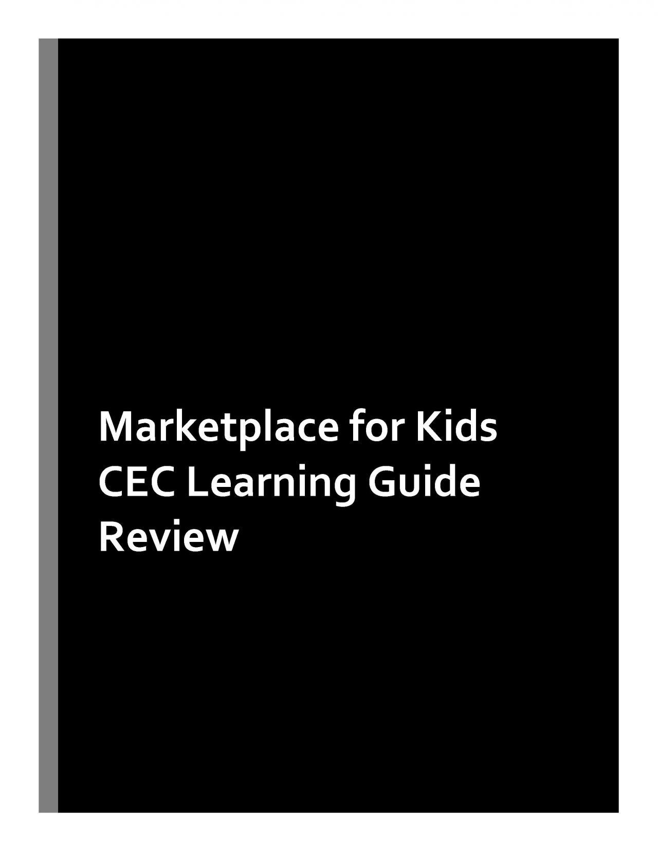 Resources | Marketplace for Kids